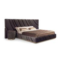 China 500mm Modern Bedside Tables With Drawers 0.57m Marble Contemporary Nightstands for sale