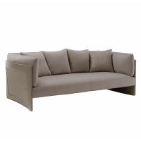 China Solid Wood High Back Sectional Outdoor 1.1m Leatherette Luxury Living Room Furniture Sets for sale
