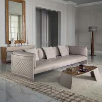 China Solid Wood High Back Sectional Outdoor 1.1m Leatherette Luxury Living Room Furniture Sets for sale