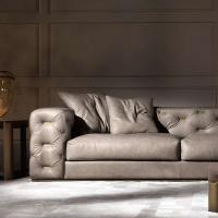 China Italian Fabric Modern Curved Velvet Sectional Sofa , 1.8m Contemporary Modular Couch for sale
