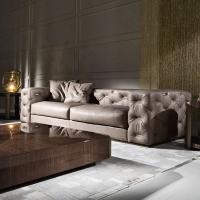 China Italian Fabric Modern Curved Velvet Sectional Sofa , 1.8m Contemporary Modular Couch for sale