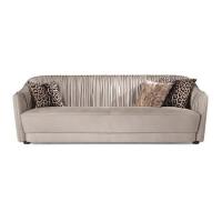 China Titanium High End Sectional Sofas 0.82m Vintage Luxury Living Room Furniture Sets for sale
