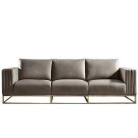 China Italian Living Room Sectional Sofas 0.85x1.5m Luxury Velvet for sale