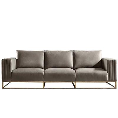 China Italian Living Room Sectional Sofas 0.85x1.5m Luxury Velvet for sale