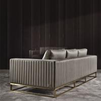China Italian Living Room Sectional Sofas 0.85x1.5m Luxury Velvet for sale