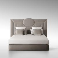 China 2.2m Luxury Italian Bed Luxus Bett Modrest Nicla Italian Modern White for sale