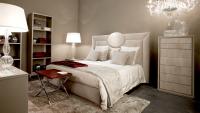 China 2.2m Luxury Italian Bed Luxus Bett Modrest Nicla Italian Modern White for sale