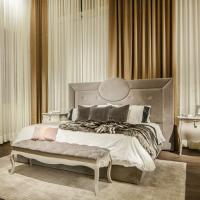 China 2.2m Luxury Italian Bed Luxus Bett Modrest Nicla Italian Modern White for sale