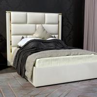 China 2.0x2.2m Luxury Modern King Bed 1.5m White Bedroom Set Modern for sale