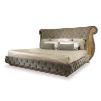 China 2.4m Luxury King Platform Bed Titanium Modern Bedroom Furniture Sets 1.34m for sale