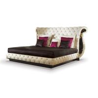 China 2.4m Luxury King Platform Bed Titanium Modern Bedroom Furniture Sets 1.34m for sale