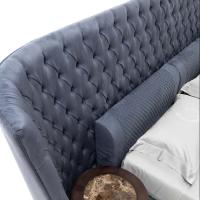 China 2.2m King Size Fabric Bed 3.46m Modern Bedroom Furniture Sets 59.0in for sale