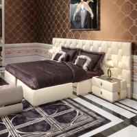 China Matted Double King Size Bed 3.2x2.2m Modern Bedroom Furniture Sets for sale