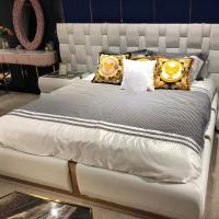 China Matted Double King Size Bed 3.2x2.2m Modern Bedroom Furniture Sets for sale