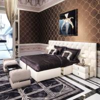 China Matted Double King Size Bed 3.2x2.2m Modern Bedroom Furniture Sets for sale