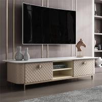 China 2.2m 22in Cabinet Console Table Titanium TV Stands And Coffee for sale