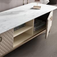 China 2.2m 22in Cabinet Console Table Titanium TV Stands And Coffee for sale