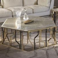 China Lacquer Metal Wire Coffee Table for sale