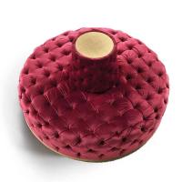 China Round Chesterfield Upholstered Sofa Set Living Room Tufted Button for sale