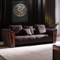 China Matted 0.75m Comfy Modular Sectional Couch , Surrey Classic Chesterfield Velvet Sectional Sofa for sale