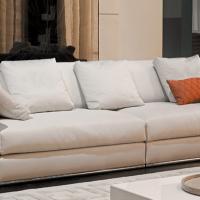 China Sumptuous Italian Luxury Sofa Set Tufted Button Synthetic Diamond Leather Sectional Sofa Contemporary for sale