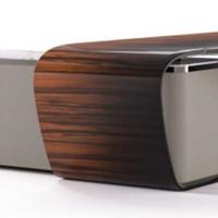 China Minimalist Office Table And Chair Combo Leatherette Burl Office Coffee Table for sale