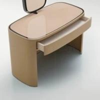 China Luxury Nordic Modern Dressing Table With Mirror And Lights , 0.6m Modern Bedroom Vanity Table for sale