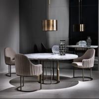 China 0.6x0.92m Luxury Modern Dining Chairs Leather Luxus Esszimmerstuhl for sale