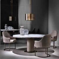 China 0.6x0.92m Luxury Modern Dining Chairs Leather Luxus Esszimmerstuhl for sale