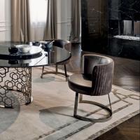 China 0.75m Contemporary Luxury Dining Table for sale