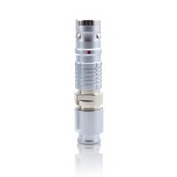 China K Series 2 Pin IP68 Waterproof Push Pull Self Latching Connector Silver Shell for sale