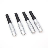 China Low voltage K series 6 core waterproof plug with black sleeve for sale