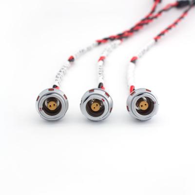 China IP68 Waterproof Push Pull Circular Connector 2 Pin Socket with EMC Shielding for sale