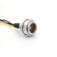 China M12 Waterproof Connector 7 Core Push Pull Self Locking Socket IP68 2.5A for sale
