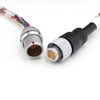 China M16 12 Pin Waterproof Aviation Plug Socket Connector 6A IP67 for sale