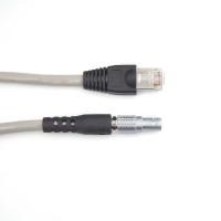 China Industrial RJ45 Network Cable Harness TGA 0B 4 Pin Push Pull Plug IP68 for sale