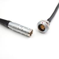 China Quick Industrial Cable Harness IP67 Self Locking 4 Pin 2K Waterproof 180mm Length for sale
