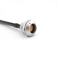 China 2K Industrial Cable Harness IP68 4 Pin Straight Socket Waterproof Wire Harness for sale
