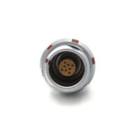 China Self Locking Circular Push Pull Connector ZEG 1K 8 Pin Socket IP68 Full EMC Shielding for sale