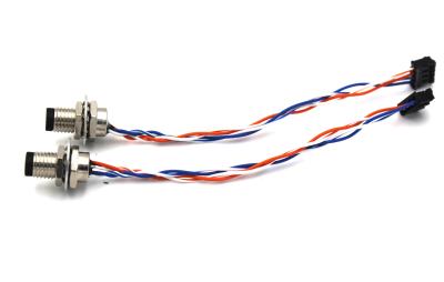 China M8 4 Pin Waterproof Circular Connector IP67 30V 4A for Industrial Automation for sale