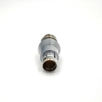 China Brass Short Type 16 Pin Circular Connector Male Straight Plug Connector IP68 for sale