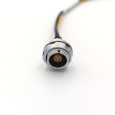 China Aviation Socket Push Pull Cable Connector 0K Self Locking Waterproof IP68 6.5A for sale