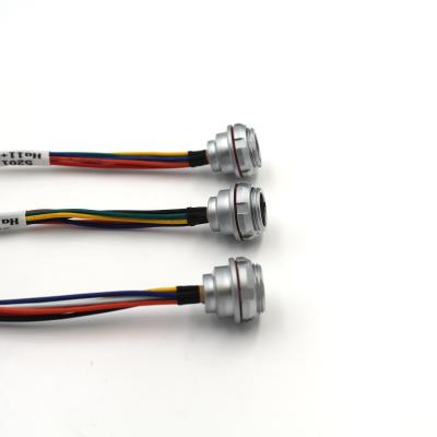 China Waterproof IP68 7 Pin Push Pull Cable Connectors Self Latching 2.5A ZEG.0K.307 for sale