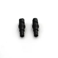 China 102C Series 3-key 100° 13-core welded black chrome straight plug, push-pull waterproof connector for sale