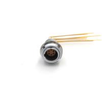 China 6 Pin 90 Degree Panel Mount Circular Connector 2.5A 0B Series Low Voltage for sale