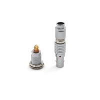 China 10pin B Series Push Pull Metal Connector IP50 Plug and Socket Silver Color 2.5A for sale