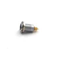 China 10 Pin IP50 2.5A Circular Push Pull Connectors Metal Female Socket Connector for sale