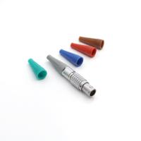 China 1B 8 Pin Low Voltage Circular Push Pull Connectors 5A IP50 With Colorful Sleeve for sale