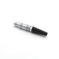 China 1S series 4pin silver connector for survey instruments, straight plug shock vibration resistance for sale