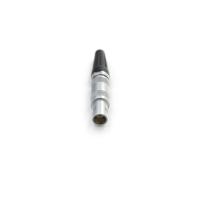 China 1S series 4pin silver connector for survey instruments, straight plug shock vibration resistance for sale